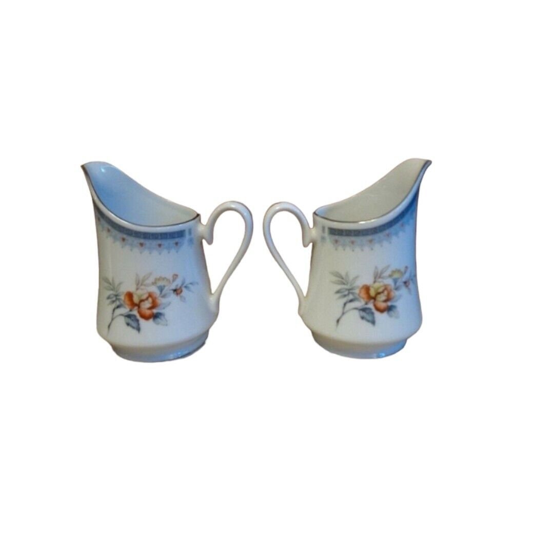 Regency Fine China by Ranmaru "imperial Garden" Set of 2 Creamers ...