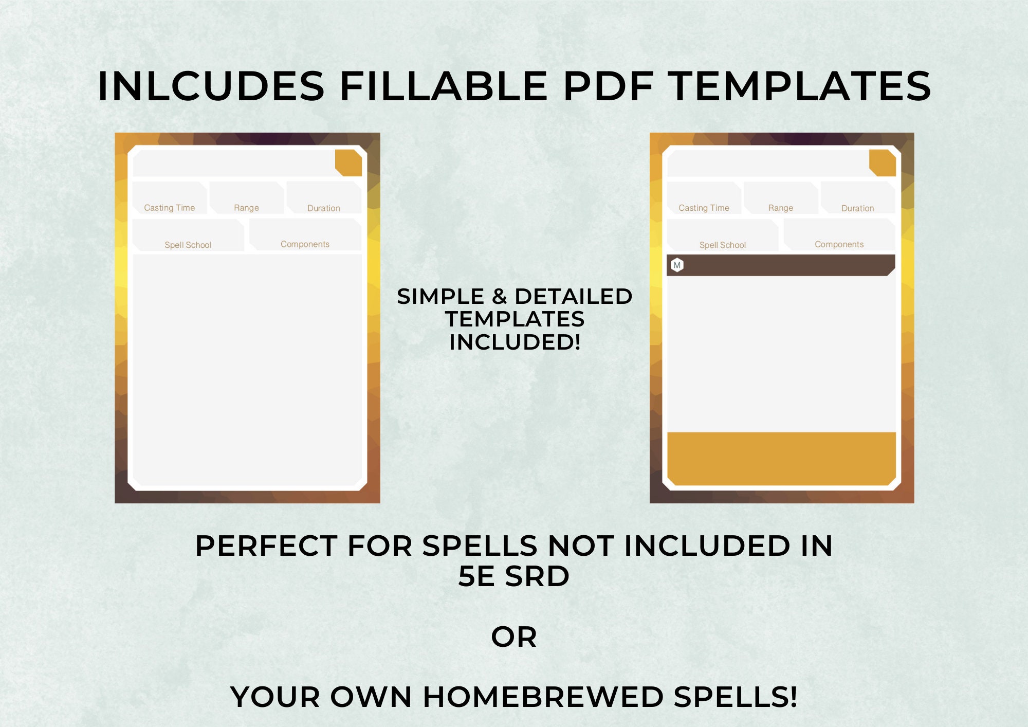 Dnd Paladin Spell Cards Custom 5th Edition Character Spell - Etsy