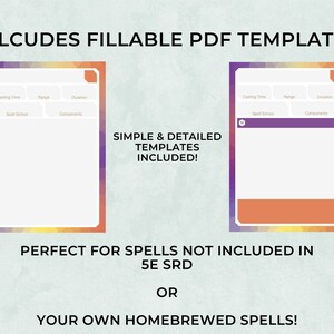 Dnd Bard Spell Cards, Custom 5th Edition Character Spell Cards, 5e ...