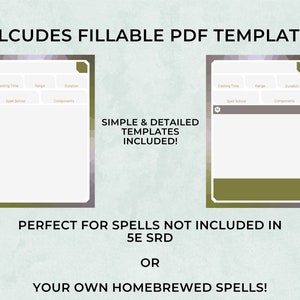 Dnd Ranger Spell Cards, Custom 5th Edition Character Spell Cards, 5e ...