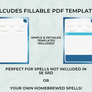 Dnd Wizard Spell Cards, Custom 5th Edition Character Spell Cards, 5e ...