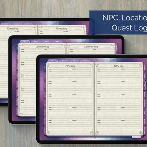Digital Dnd Character Journal Bundle, Dnd Character Sheet Color Series ...