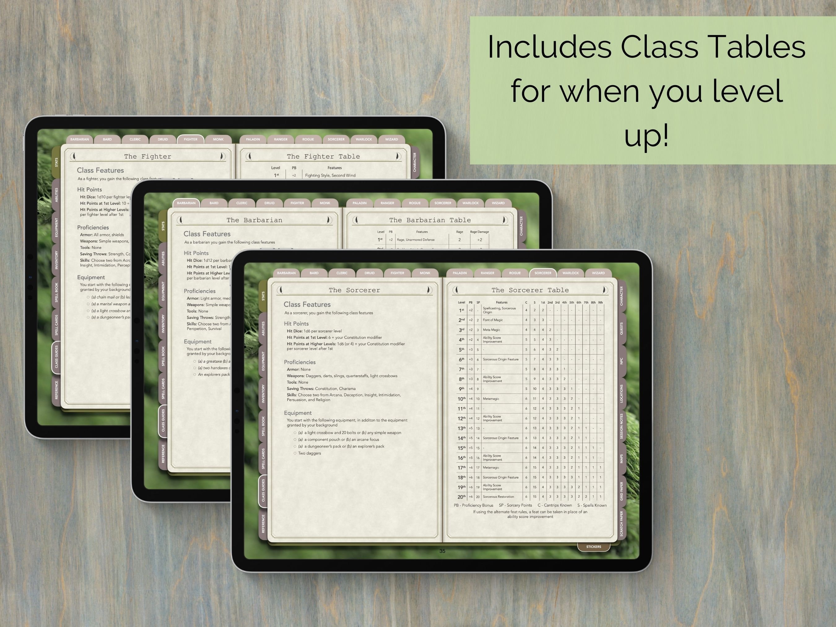 Digital Dnd Character Journal Dnd Character Sheet With Spell - Etsy UK