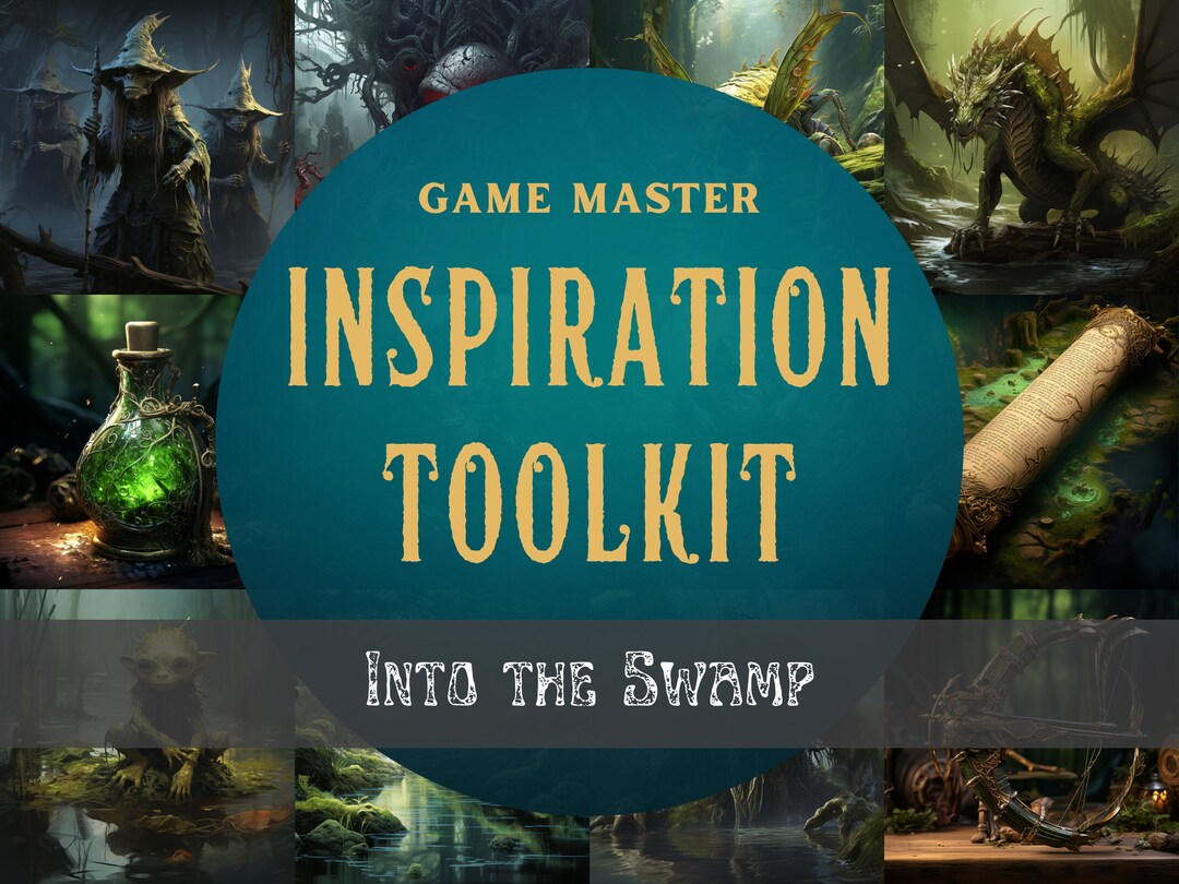 Dnd Inspiration Toolkit Swamp, Prewritten Npcs, Over 200 Illustrations ...