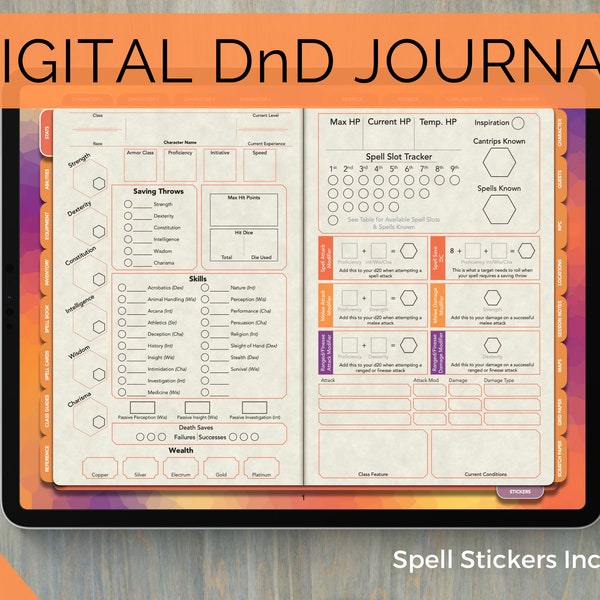 Dnd Journal - Etsy