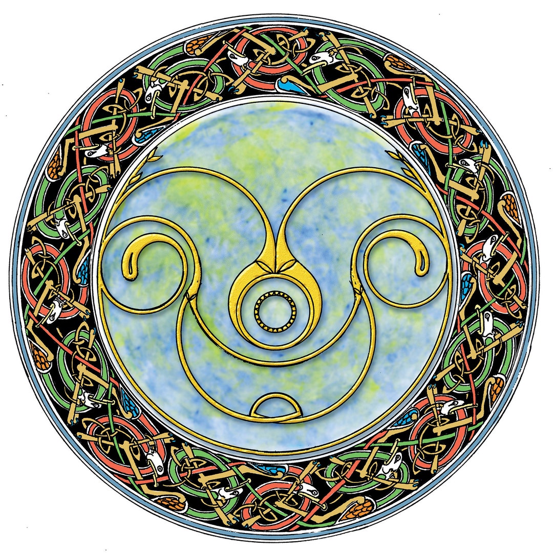 Celtic Mandala - Petrie Crown Concept - Etsy