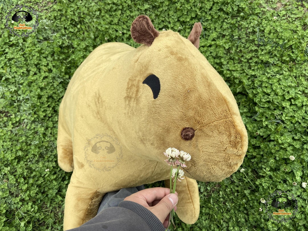 Kawaii Giant Capybara Plush,realistic Capybara Stuffed Animal ...