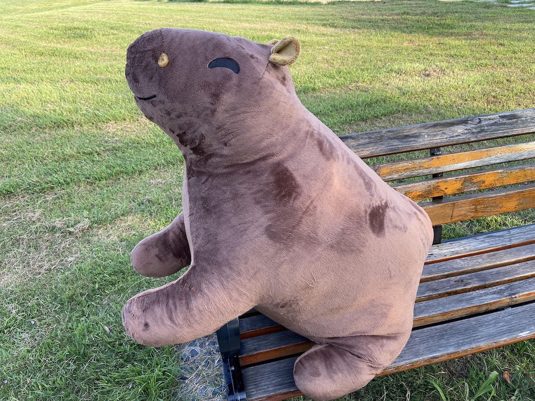 Kawaii Giant Capybara Plush,kawaii Capybara Stuffed Animals Plushies ...