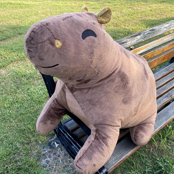 Giant Capybara Plush - Etsy Australia