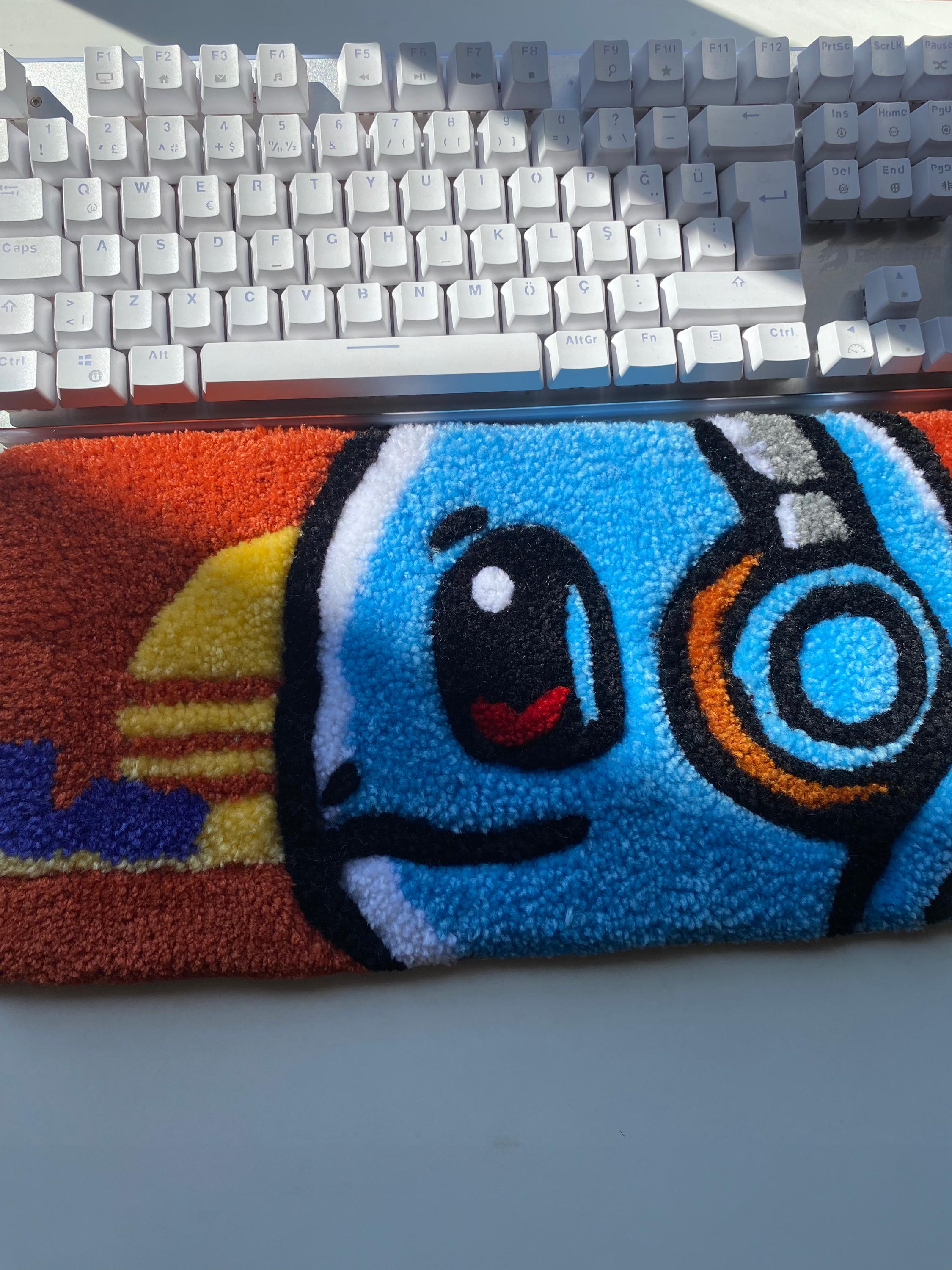 Tufted Anime Keyboard Rug Handmade - Etsy