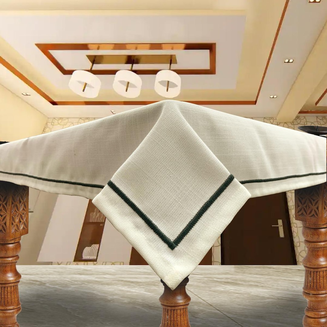 Waterproof Table Cloth, Single Border Embroidery Table Cloth, Dining ...