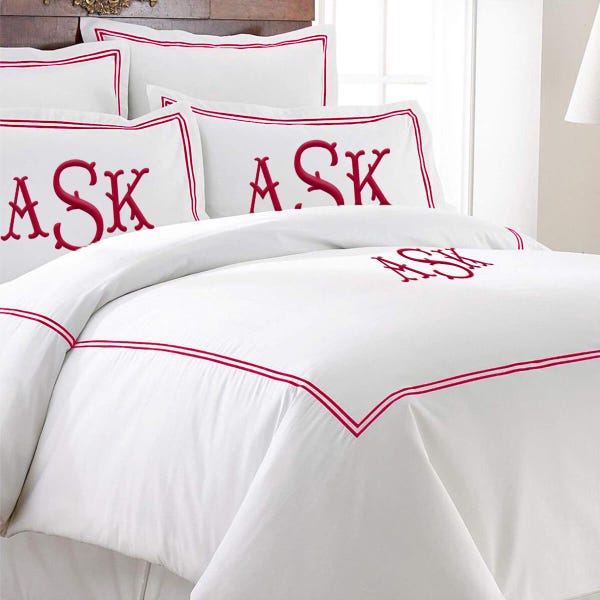 Monogrammed Bedding - Etsy Australia