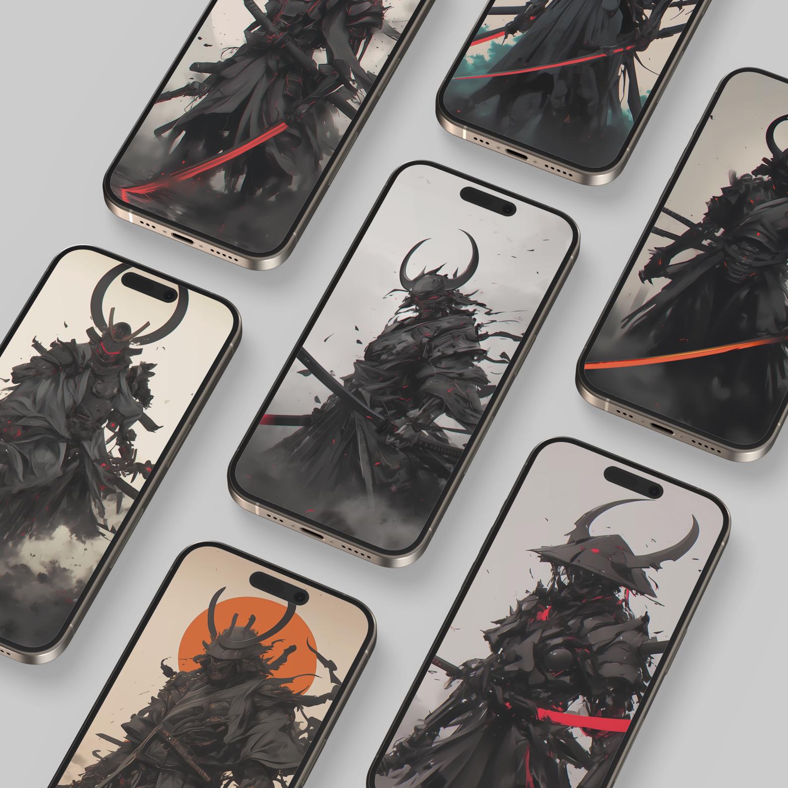 7 Cursed Samurai Phone Wallpapers - Dark Samurai Aesthetic for iPhone ...