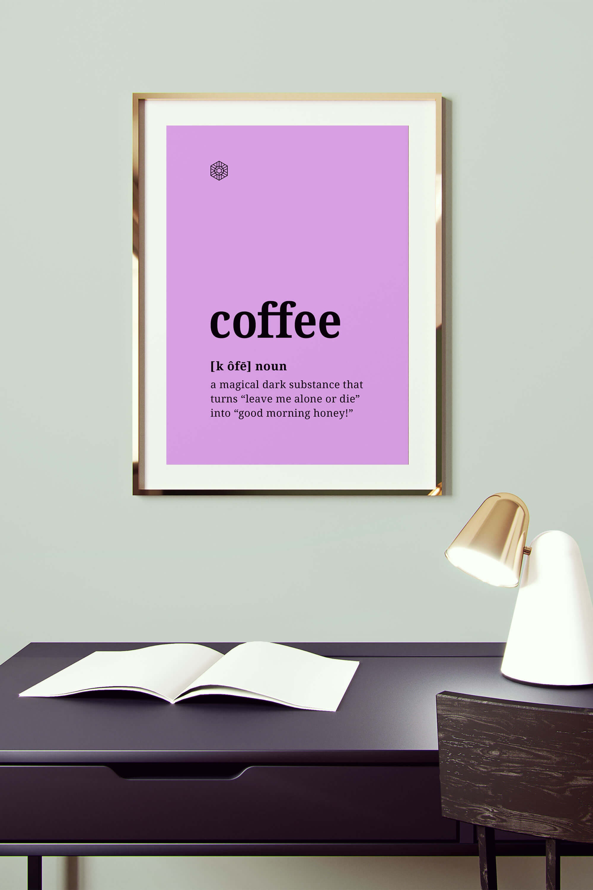 Coffee Definition Printable Wall Art Coffee Print Coffee Poster Funny ...