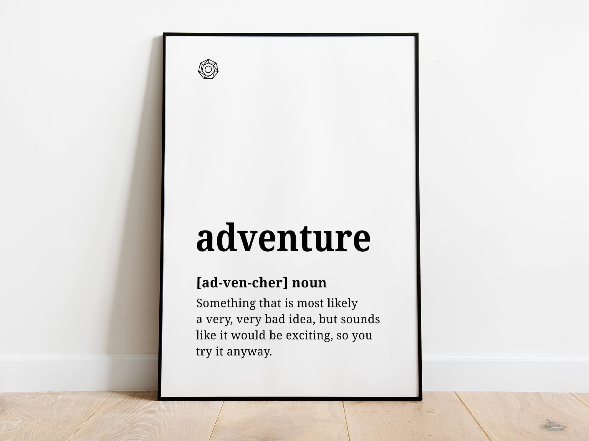 Adventure Definition, Printable Wall Art, Adventure Quote, Downloadable ...