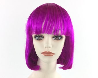 Purple Anime Cosplay Wig - Etsy