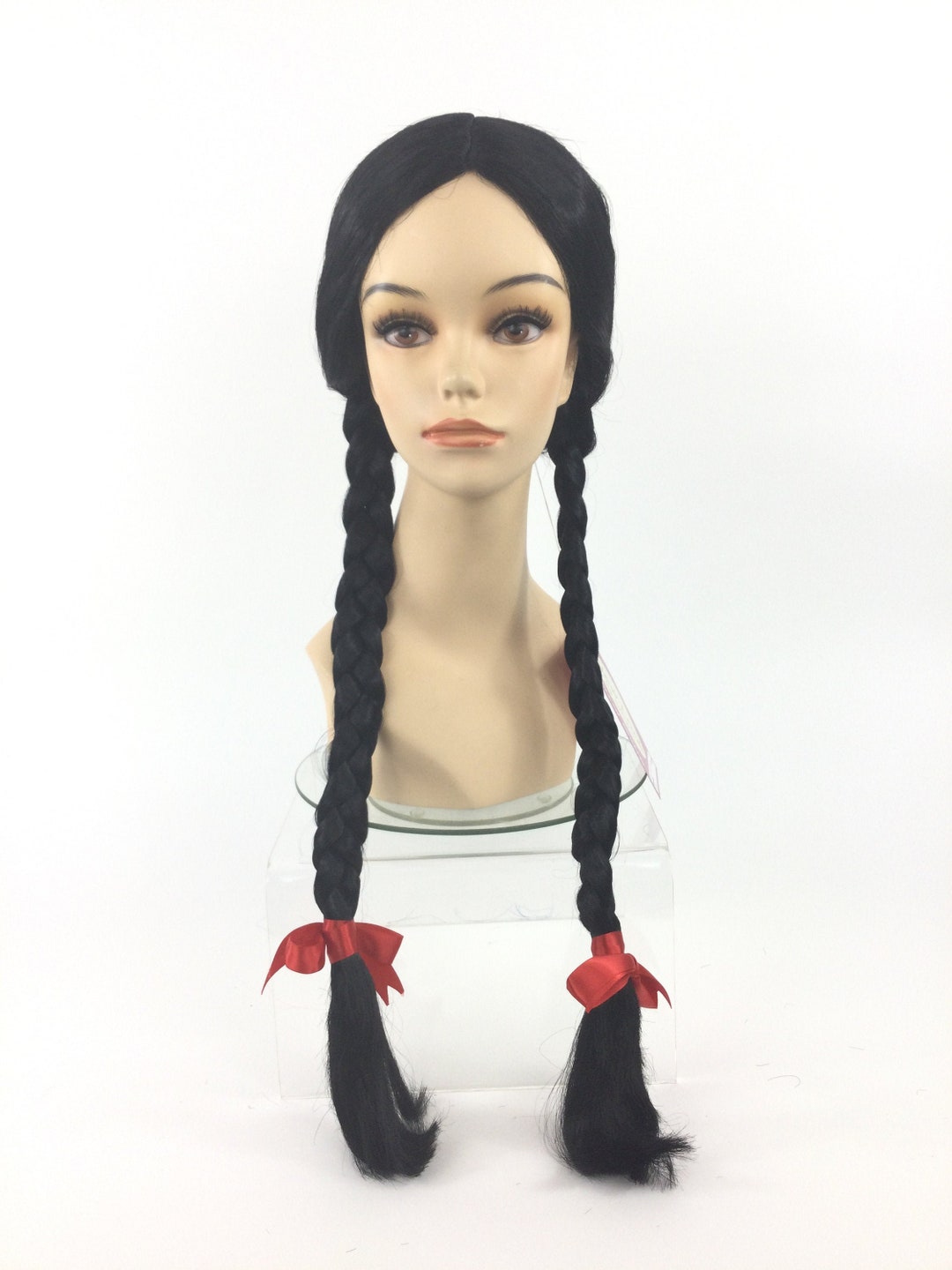 Classic WEDNESDAY Halloween Costume Character Braided Wig by Funtasy ...