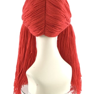 Raggedy Ann Character Halloween Costume Yarn Wig by Funtasy Wigs Tweens ...