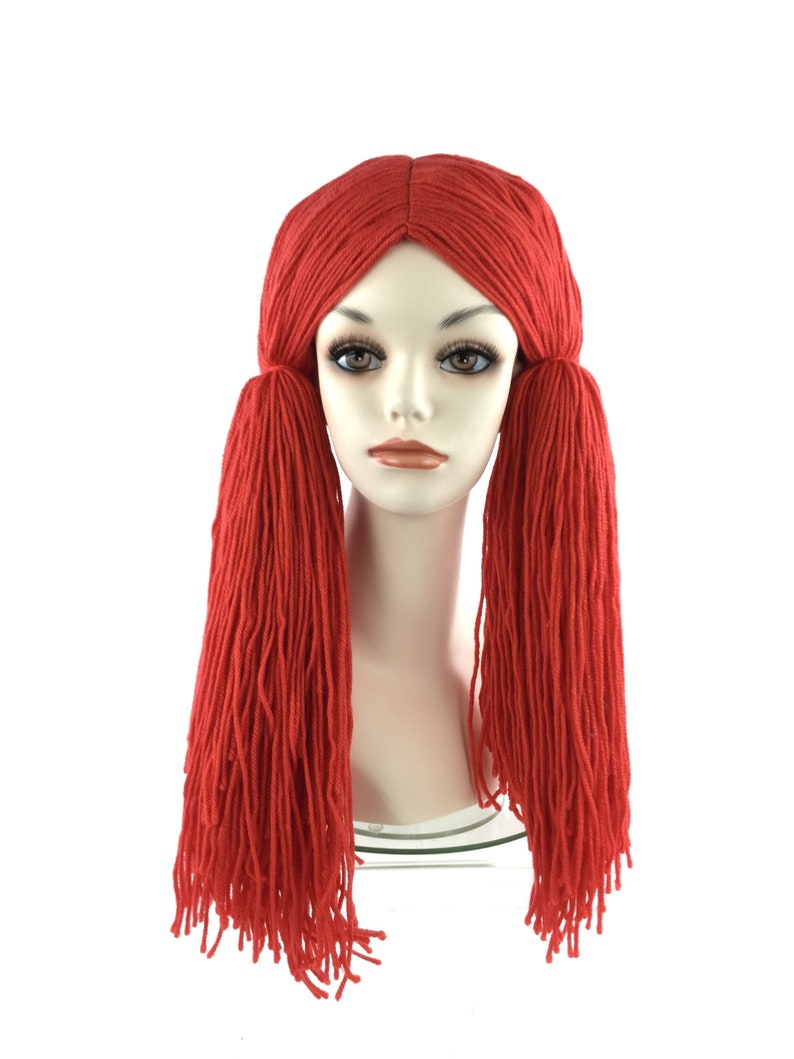 Raggedy Ann Character Halloween Costume Yarn Wig by Funtasy | Etsy