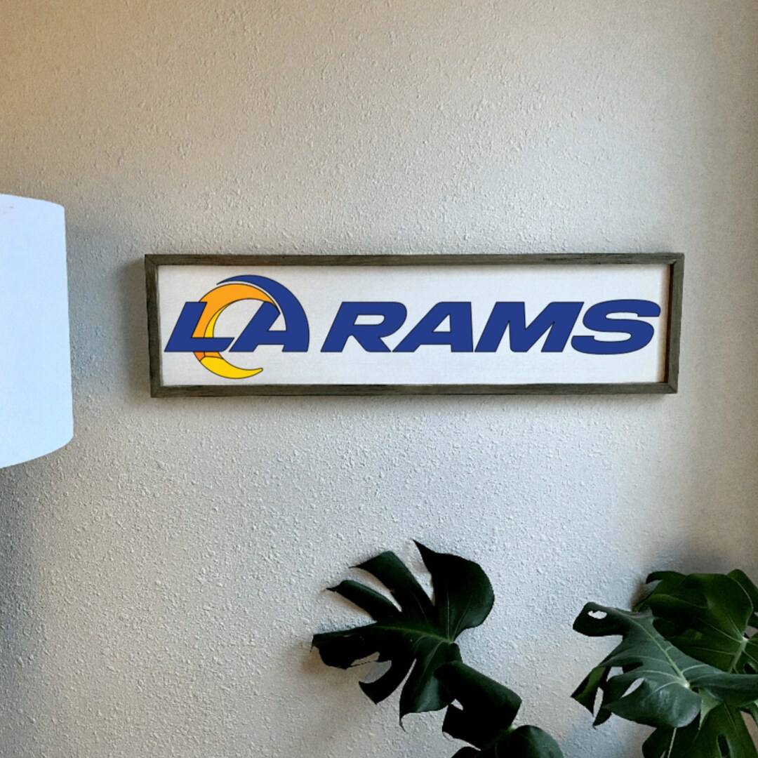 Los Angeles Rams Wall Decor Game Room - Etsy