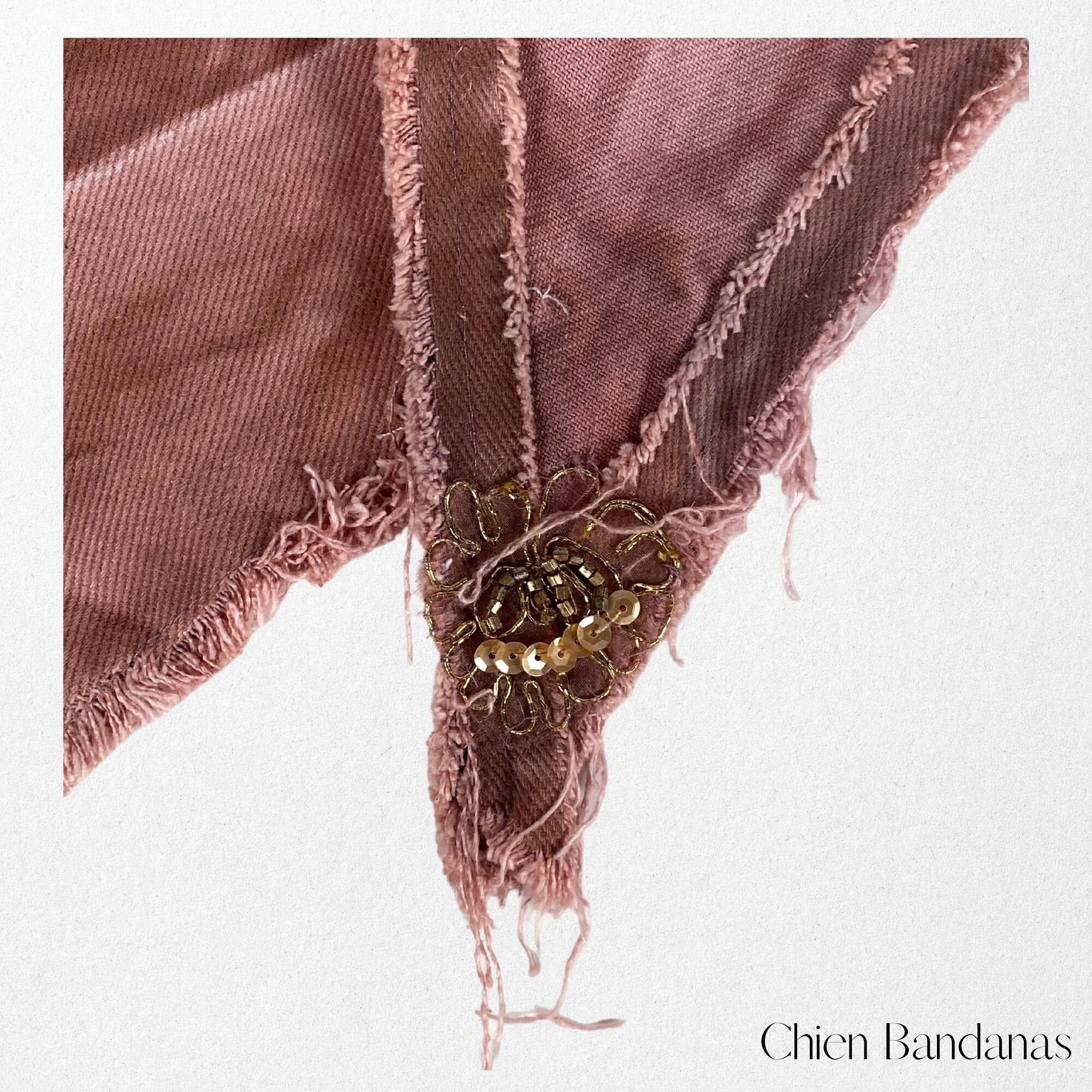 Stay Golden Bandana/Luxus/ Handarbeit/ Vintage/ Hunde Bandana ...
