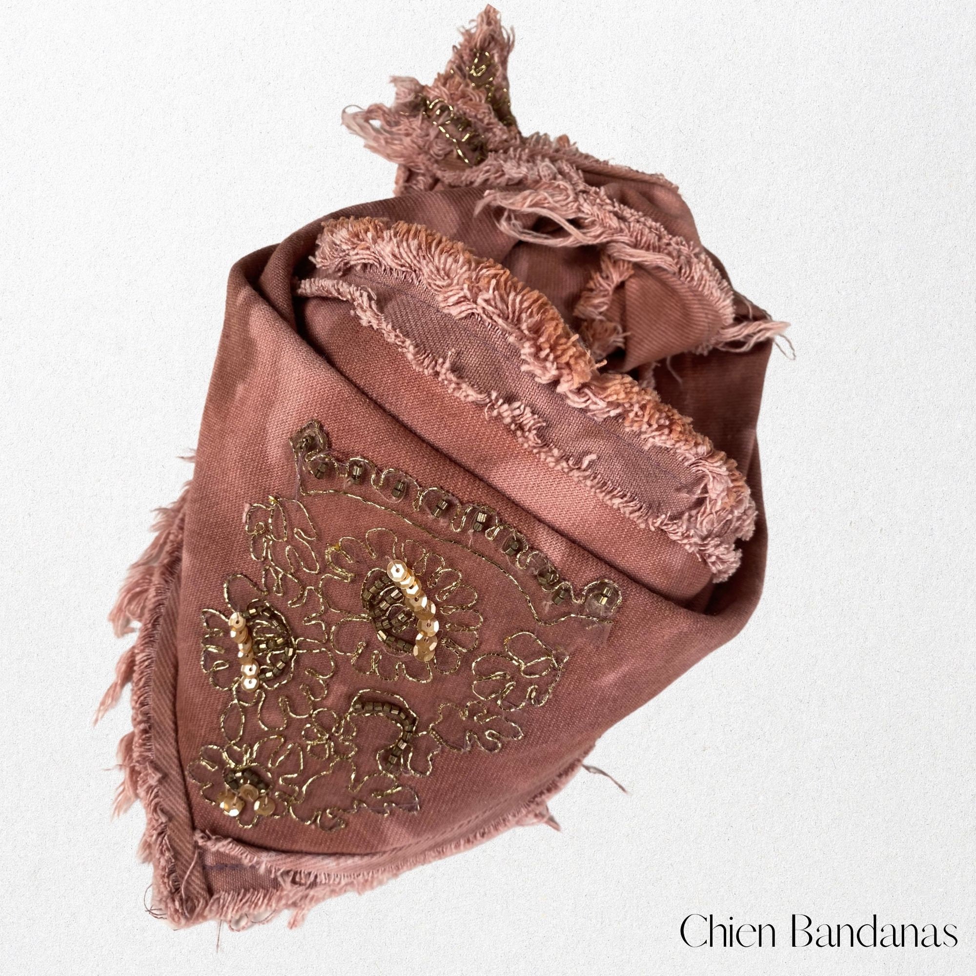 Stay Golden Bandana/Luxus/ Handarbeit/ Vintage/ Hunde Bandana ...