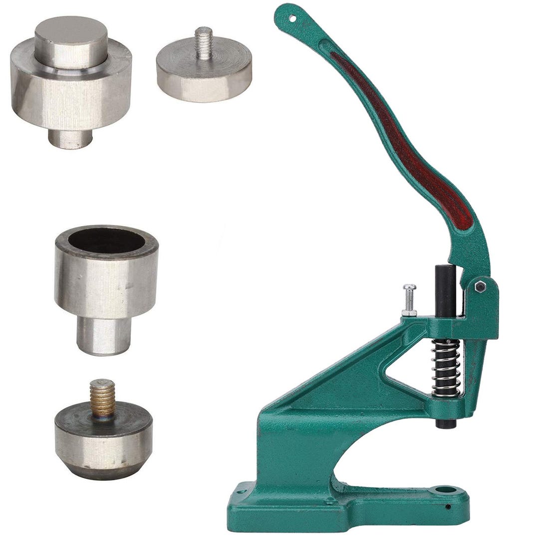 Eyelets Grommets Fixing Dies Set With Green Hand Press Machine - Etsy