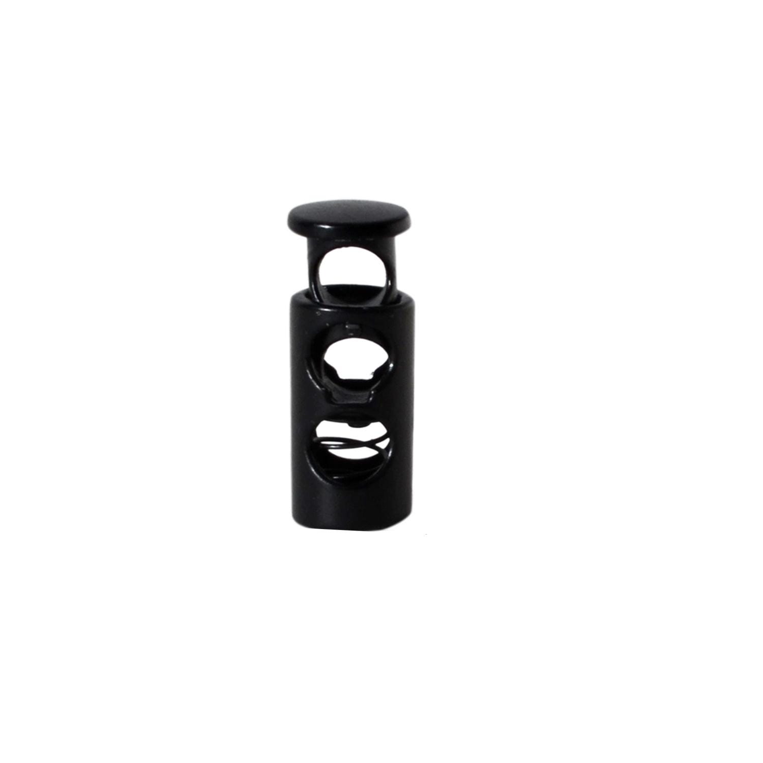 9mm X 24mm Metal Spring-loaded Cord Locks Toggle Stopper, 5mm Hole Size ...