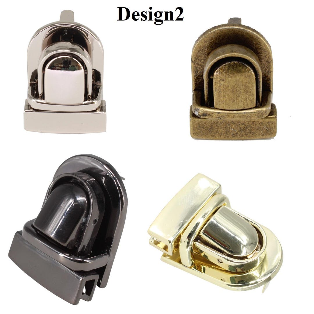 29mm X 26mm Catch Tuck Lock Clasp Buckle, Purse Closer Thumb Lock for ...