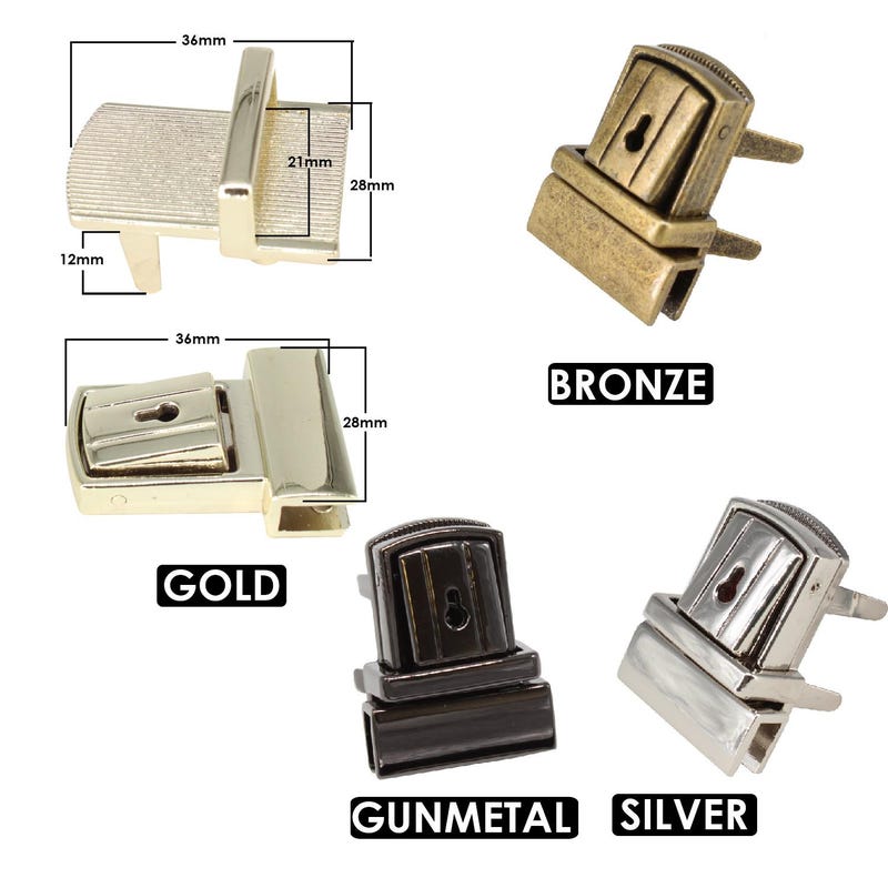 Purse With Turn Lock - Etsy UK