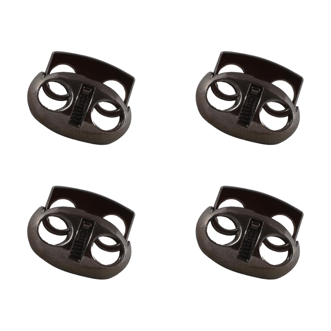 20mm Metal Cord Lock Spring-loaded Stop Toggle Fastener for Luggage ...