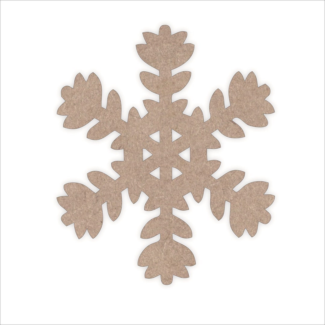 Wooden Christmas Decoration, MDF Snowflake Decor Wood Snowflake ...