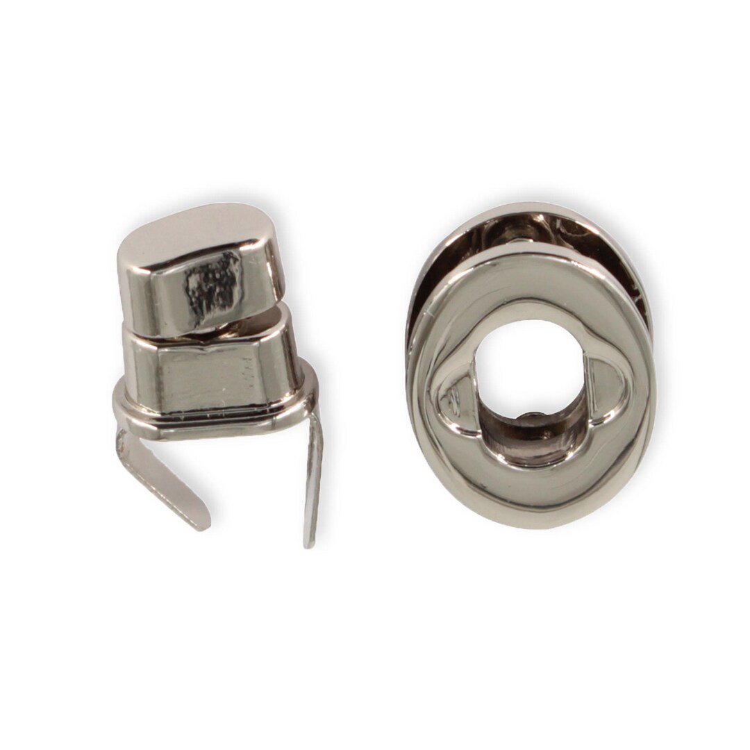 15mm X 22mm Twist Turn Lock Oval Shape Bag Closure Handbag Buckle ...