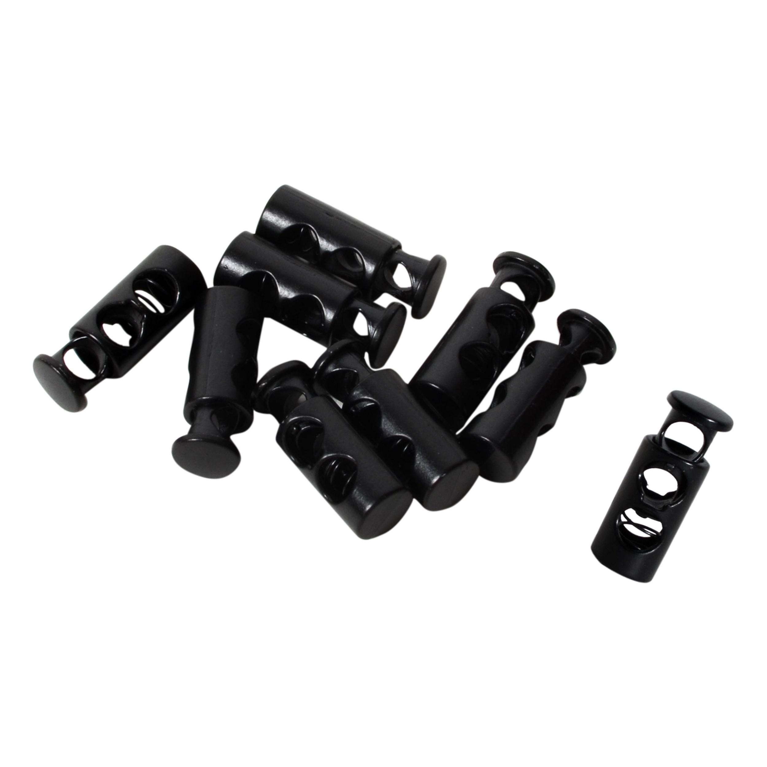 9mm X 24mm Metal Spring-loaded Cord Locks Toggle Stopper, 5mm Hole Size ...