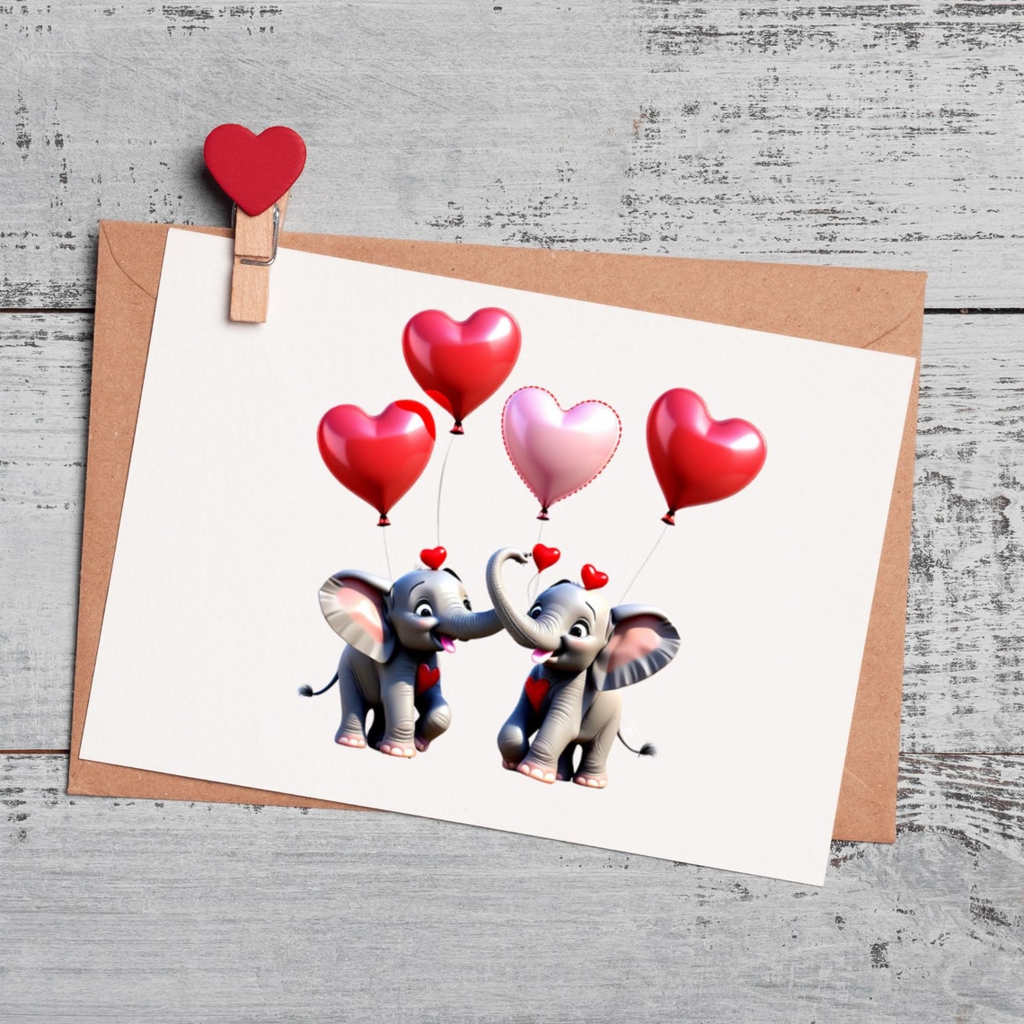 Cute Safari Animal Clipart-bundle for Cute Valentines Png Designs ...