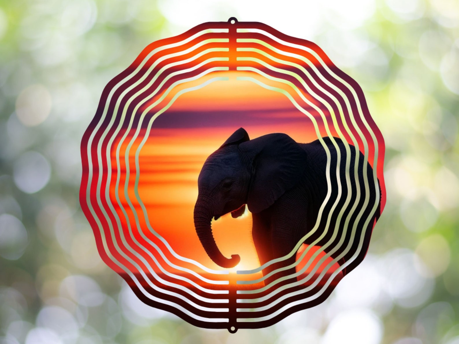Artful Elephant Windspinners PNG Garden Decor Printable Art Digital ...