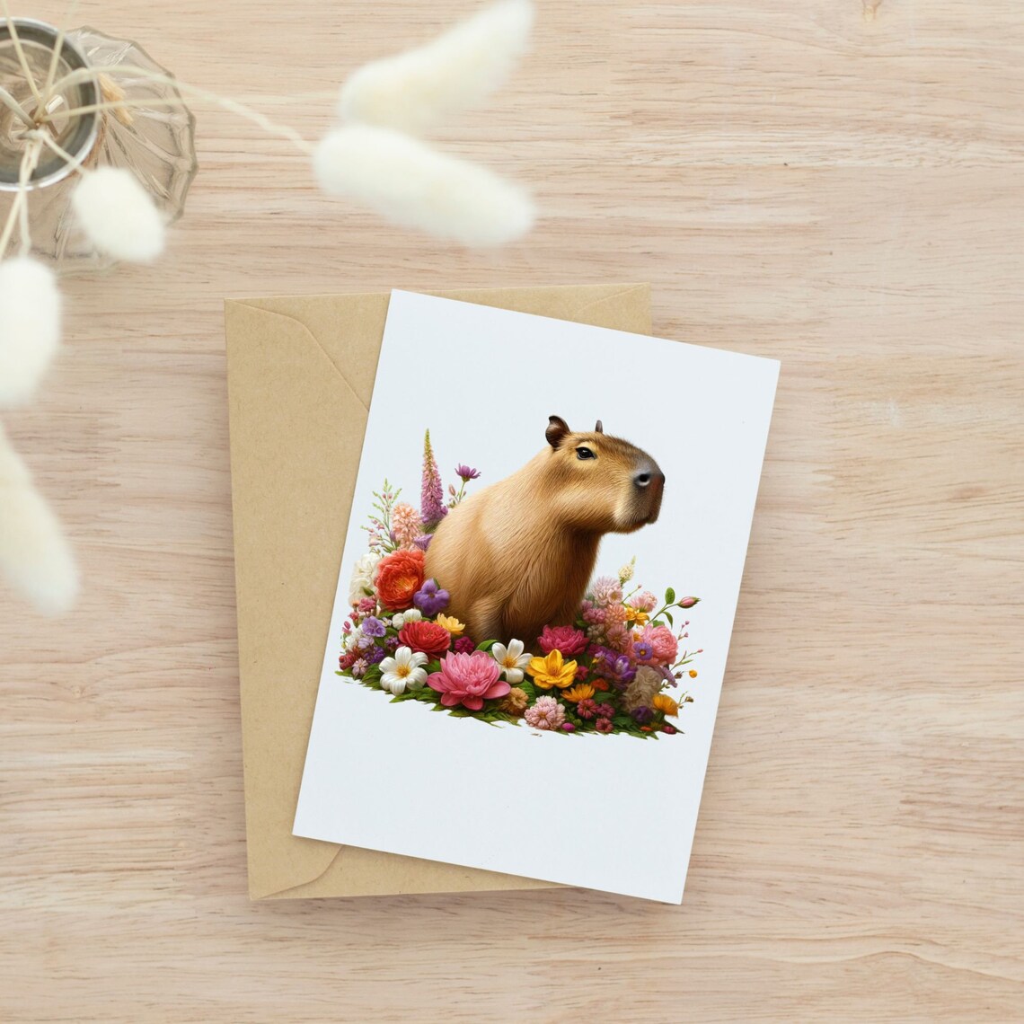 Artful Capybara Clipart Commercial Use Capybara SVG Digital Download ...