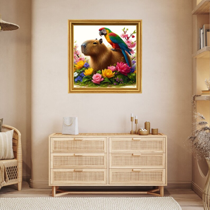 Artful Capybara Clipart Commercial Use Capybara SVG Digital Download ...