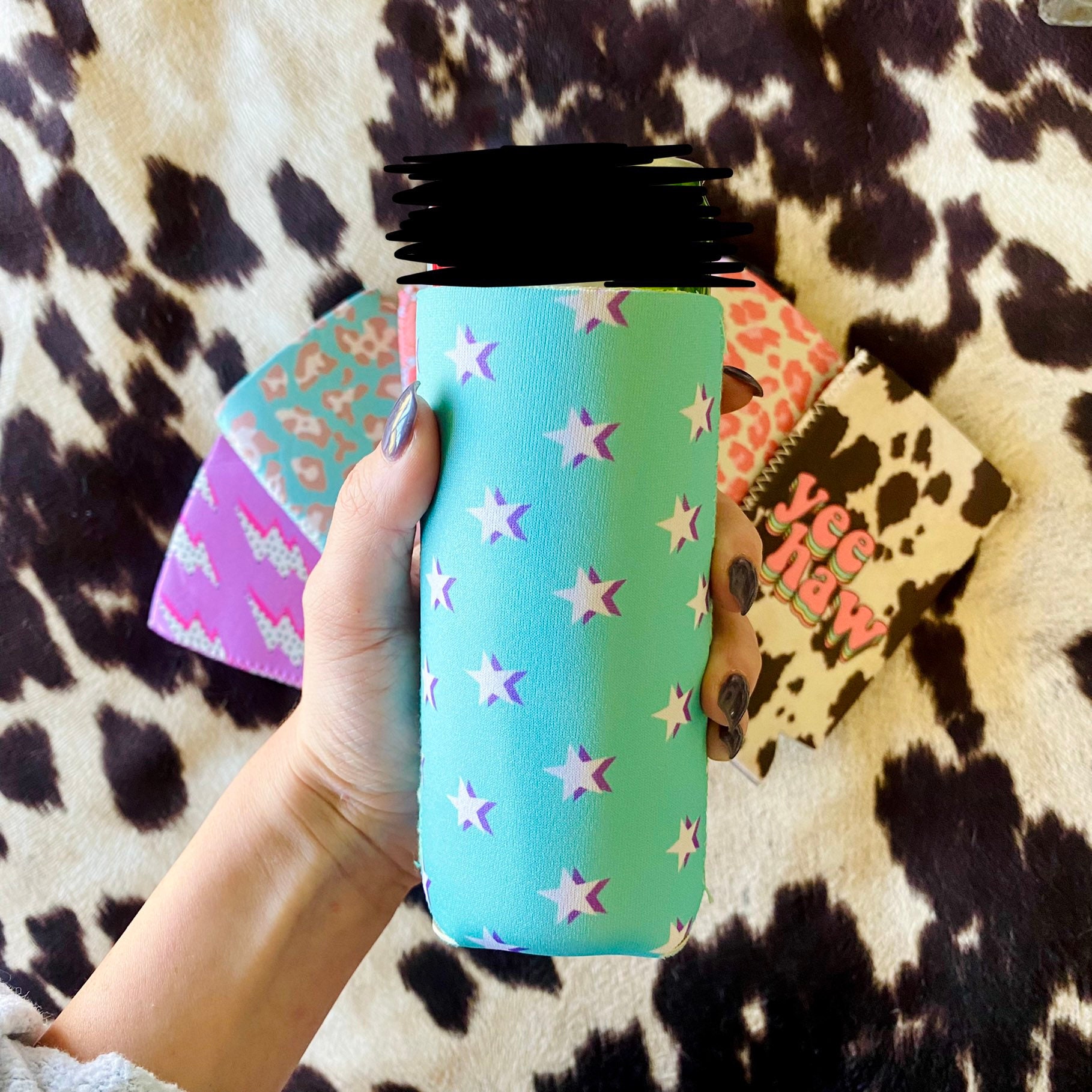 Western Slim Can Sleeve - Etsy