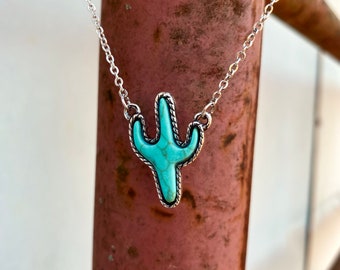 Cactus Necklace | Etsy