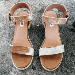 Genuine Cowhide Heels - Etsy
