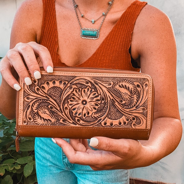 Western Wallet - Etsy