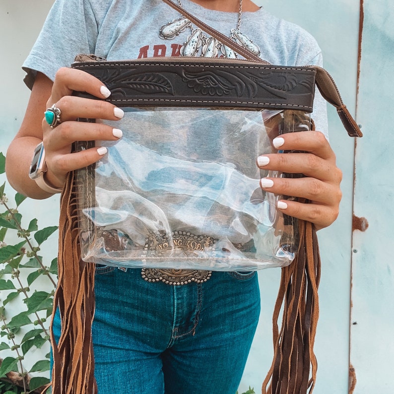 Clear Fringe Crossbody Bag - Etsy