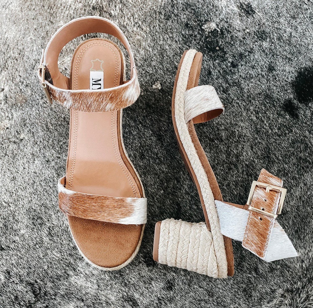 Genuine Cowhide Heels - Etsy