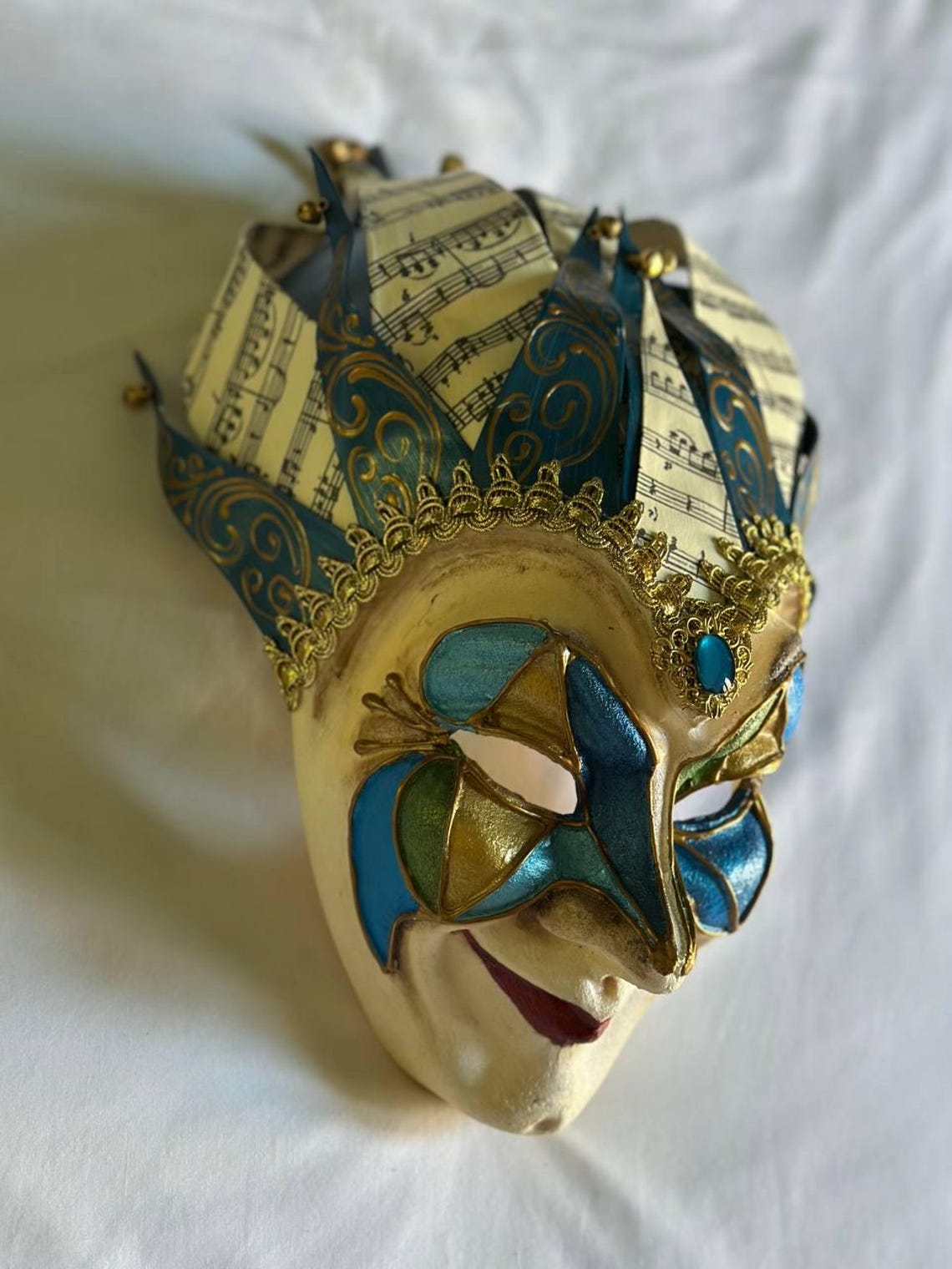 Venetian Carnival Joker Mask Like DJ Mask Festival Halloween Mask ...
