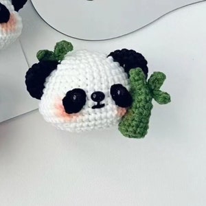 Crochet Panda Keychain, Crochet Panda, Panda Keychain, Crochet Animal ...