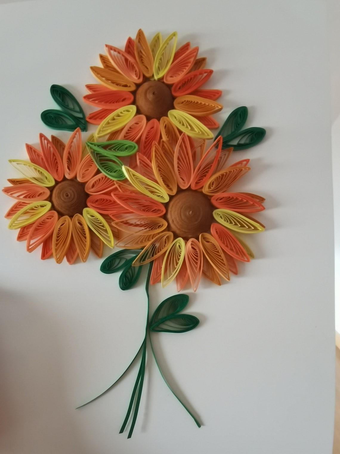 A4 Framed 3D Quilling Paper Flowers Wall Art Gift quilling | Etsy