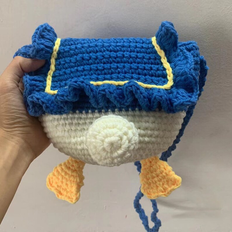 Handmade Snow White Cotton Crochet Pouch/sack Crochet Snow - Etsy