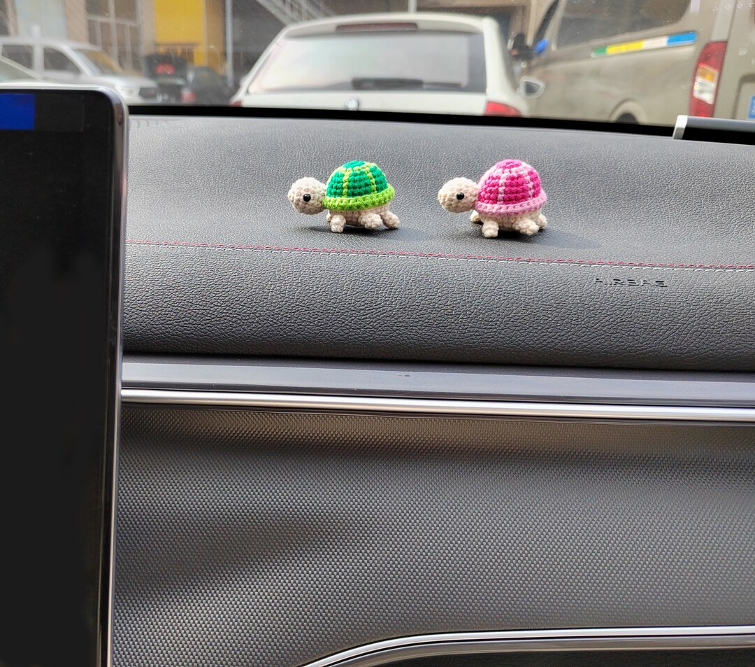 Crochet Cute Mini Tortoise,mini Tortoise Car Accessories,crochet ...