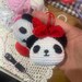 Crochet Panda Keychain, Crochet Panda, Panda Keychain, Crochet Animal ...